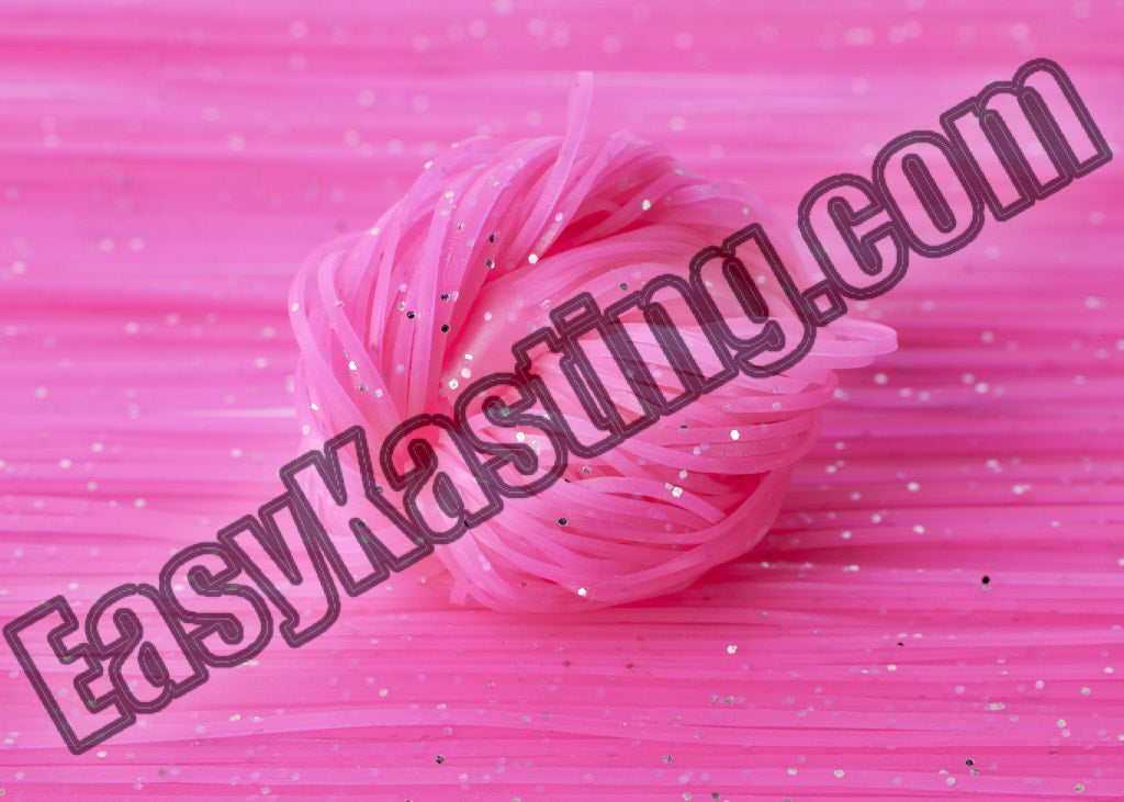 Pink Jig Skirts | Silicone Skirt Tabs | Easy Kasting